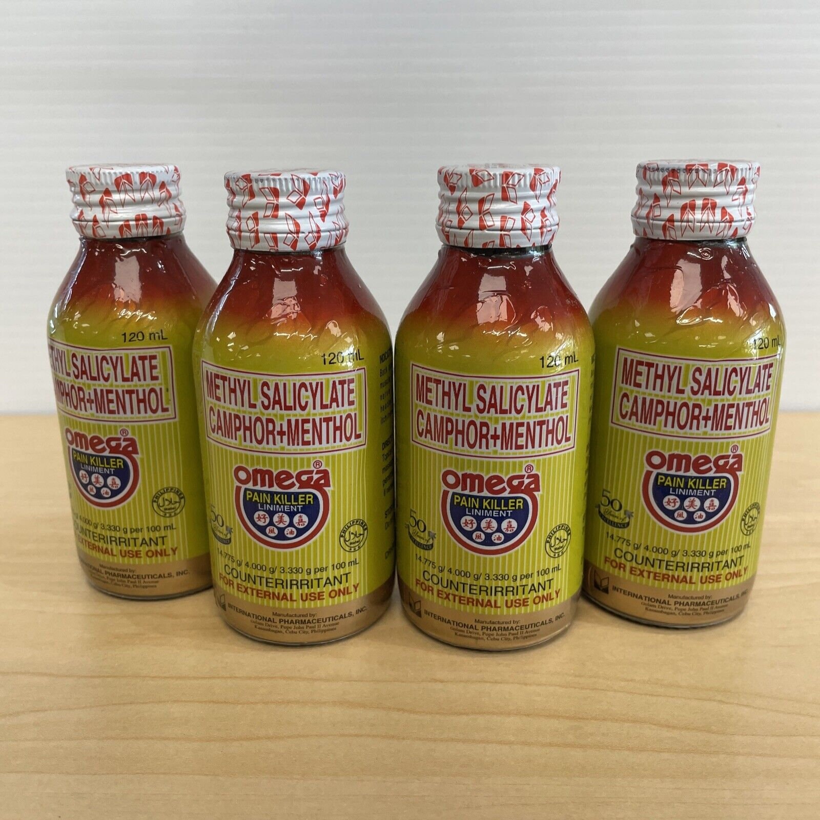 Omega Pain Killer Liniment Oil 120ml x 4 bottles - Etsy.de