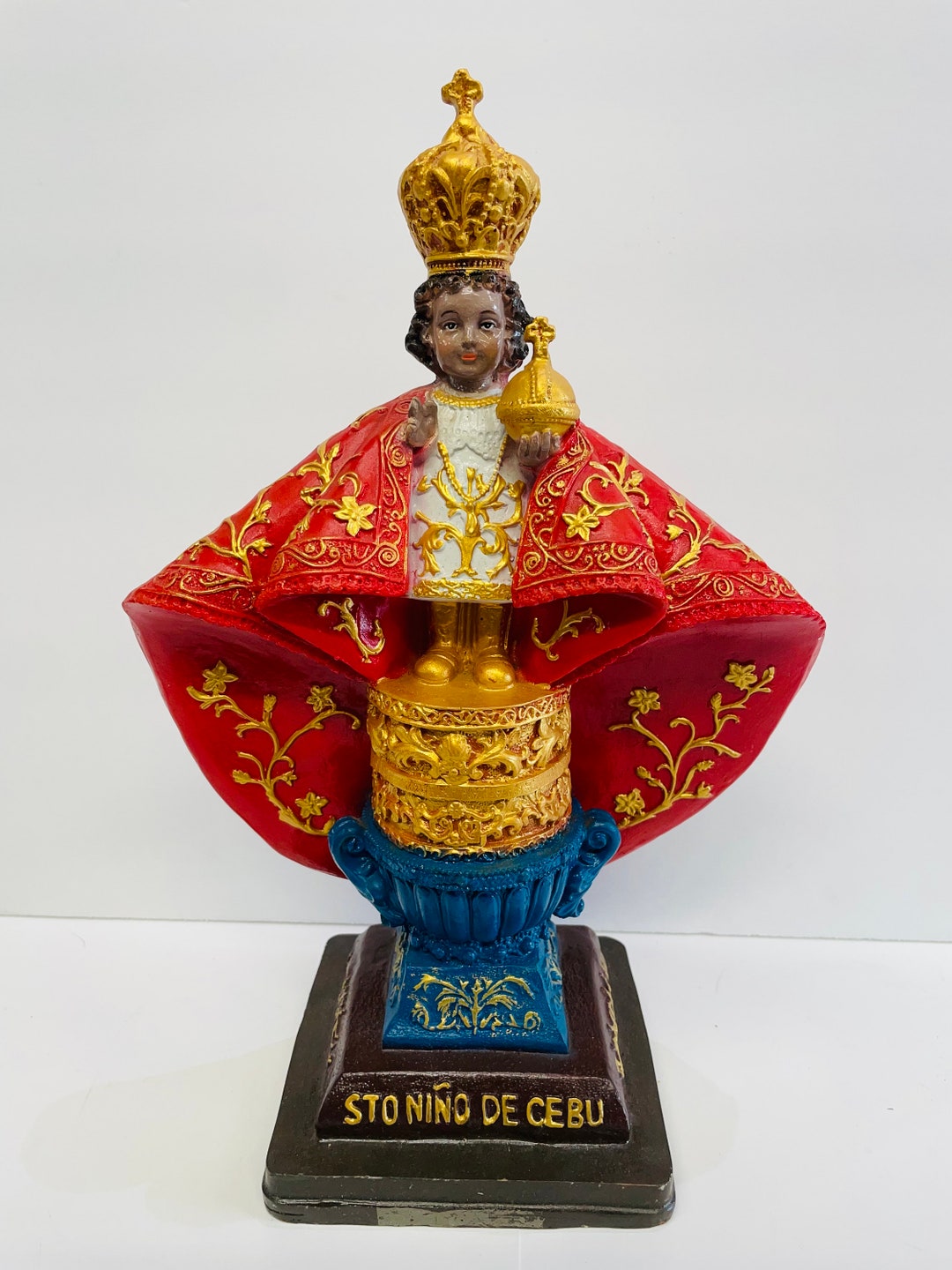 Ceramic Sto Santo Nino De Cebu Religious Statue - Etsy
