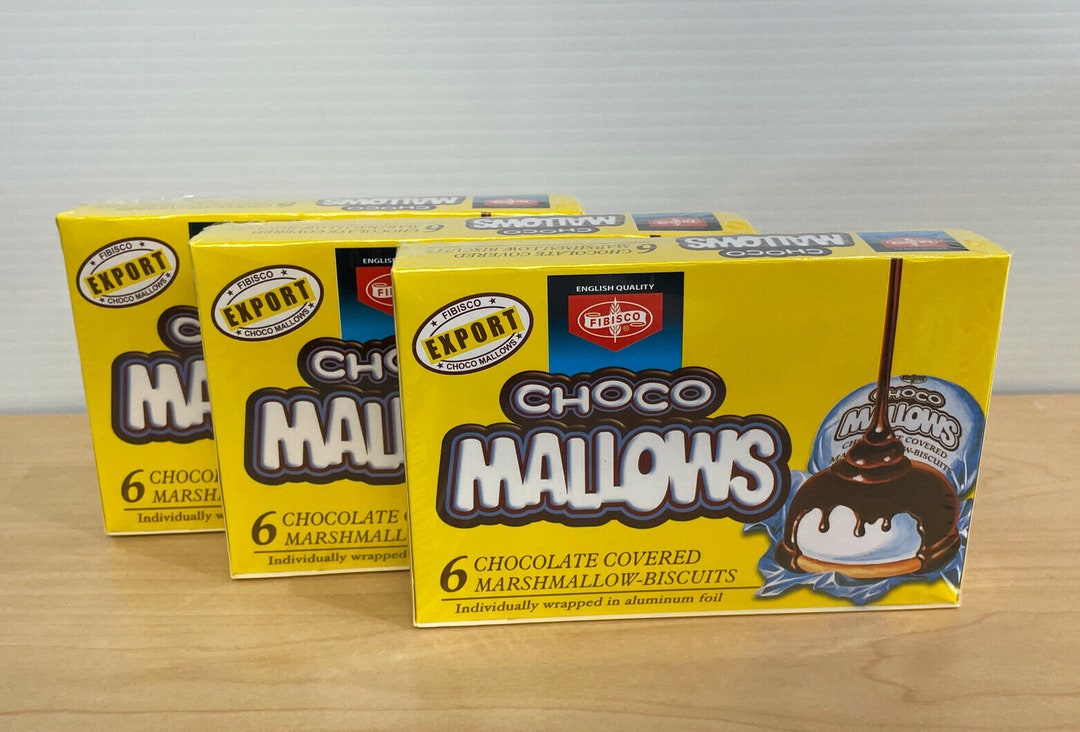 3 Boxes Mallows Philippine Choco Covered Cookies With - Etsy