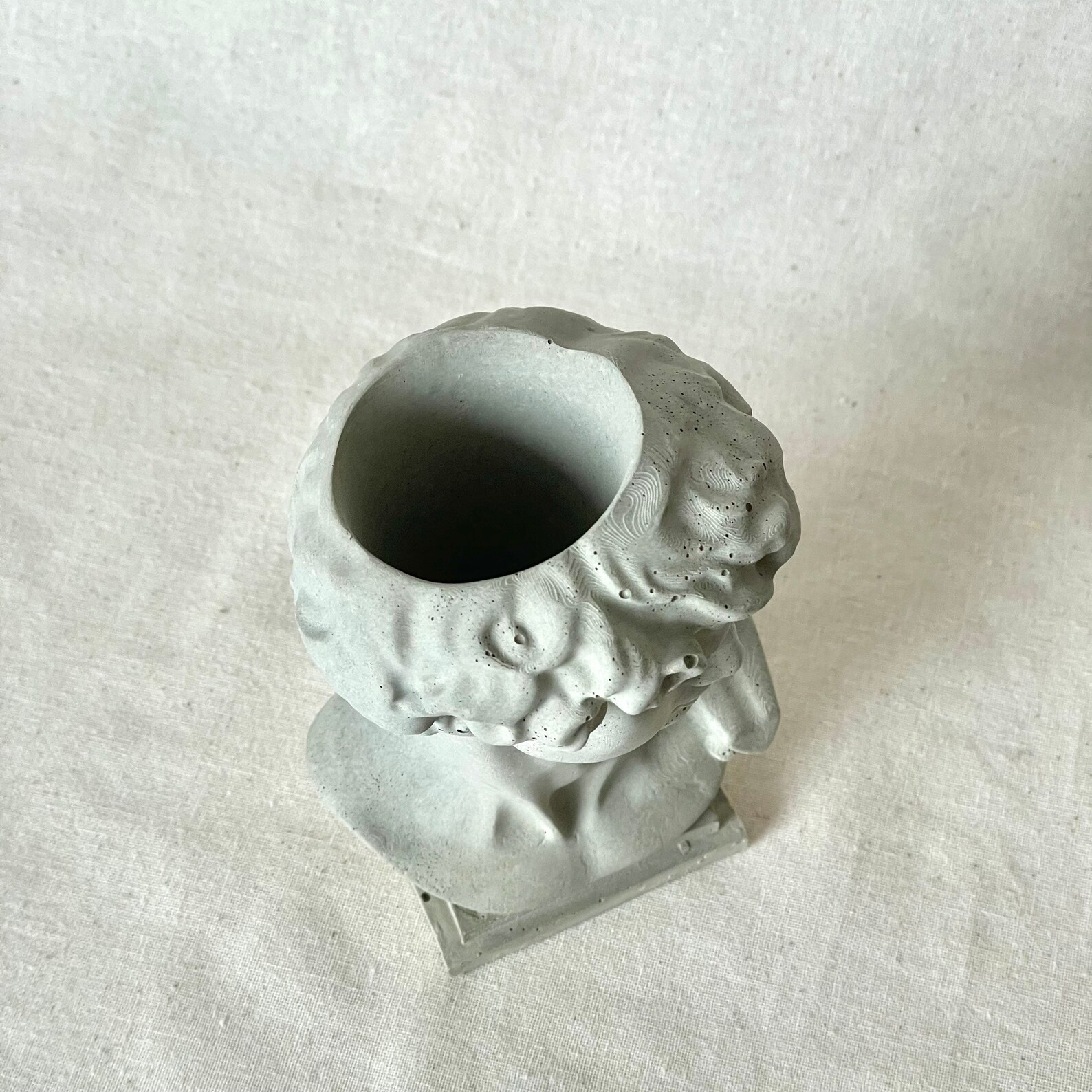 Concrete David Vase Statue Nordic Style David Head Holder - Etsy