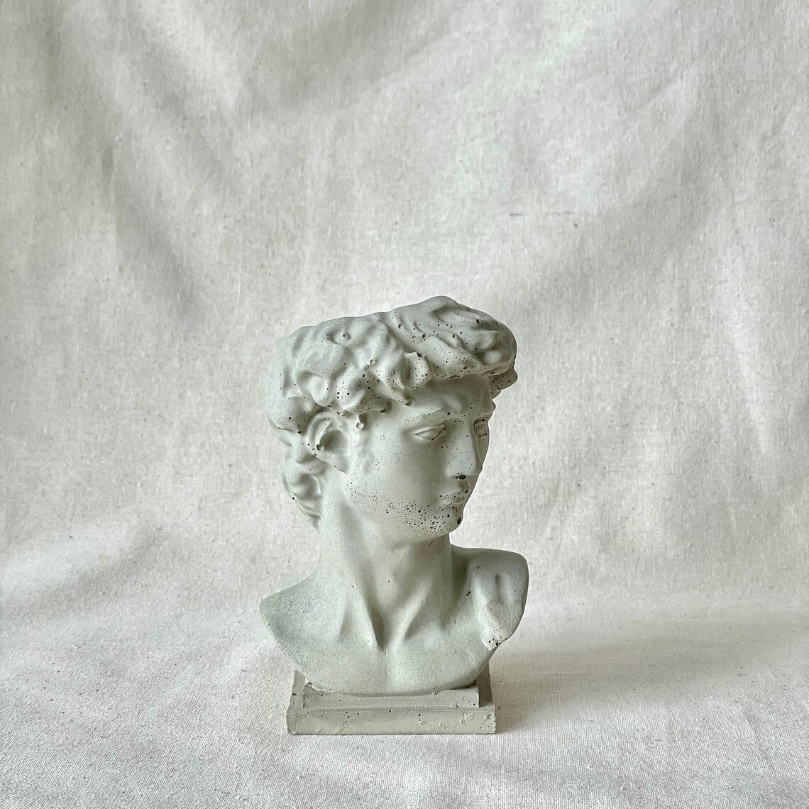 Concrete David Vase Statue Nordic Style David Head Holder - Etsy