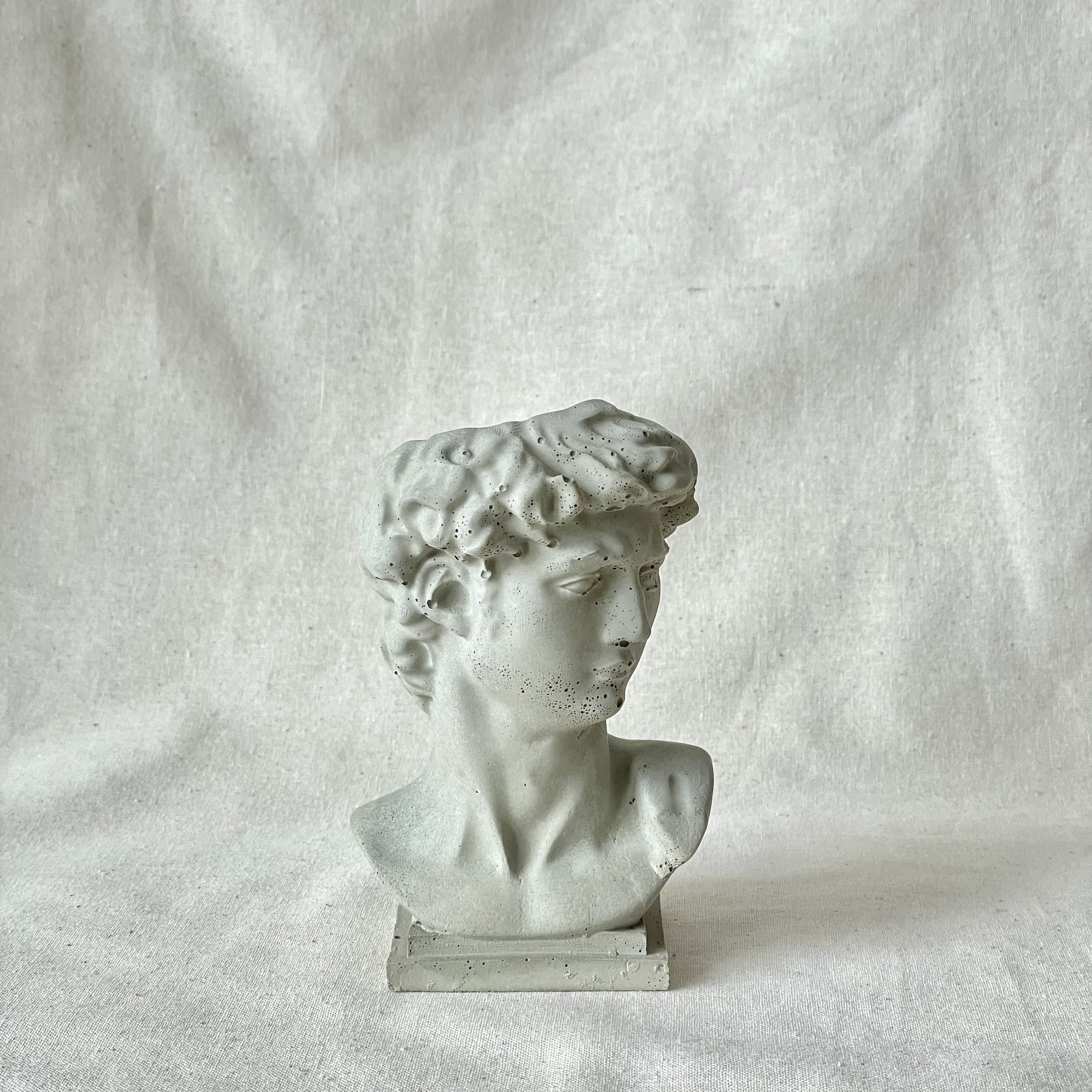 Concrete David Vase Statue Nordic Style David Head Holder - Etsy