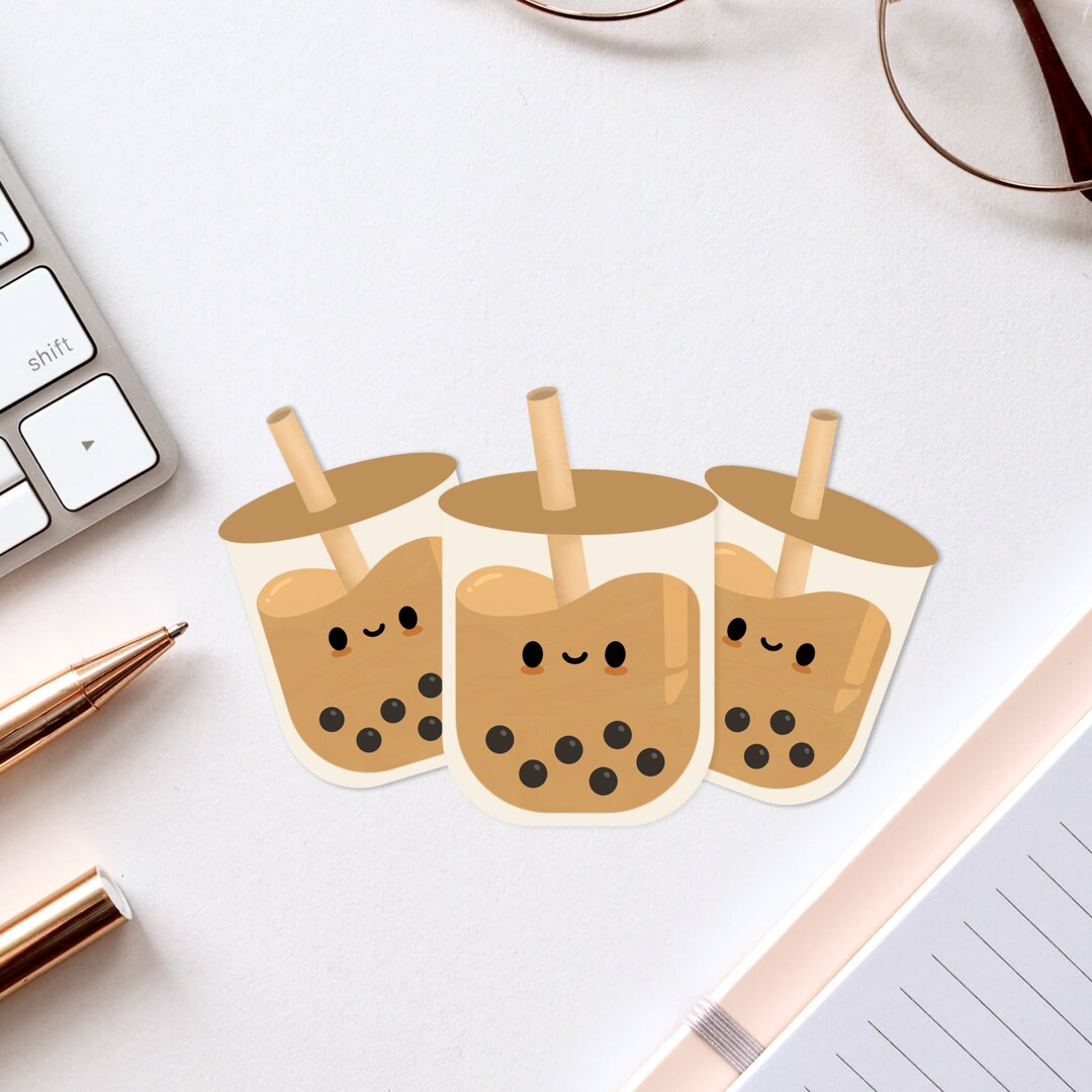 Milk Tea Bubble Tea Sticker - Etsy