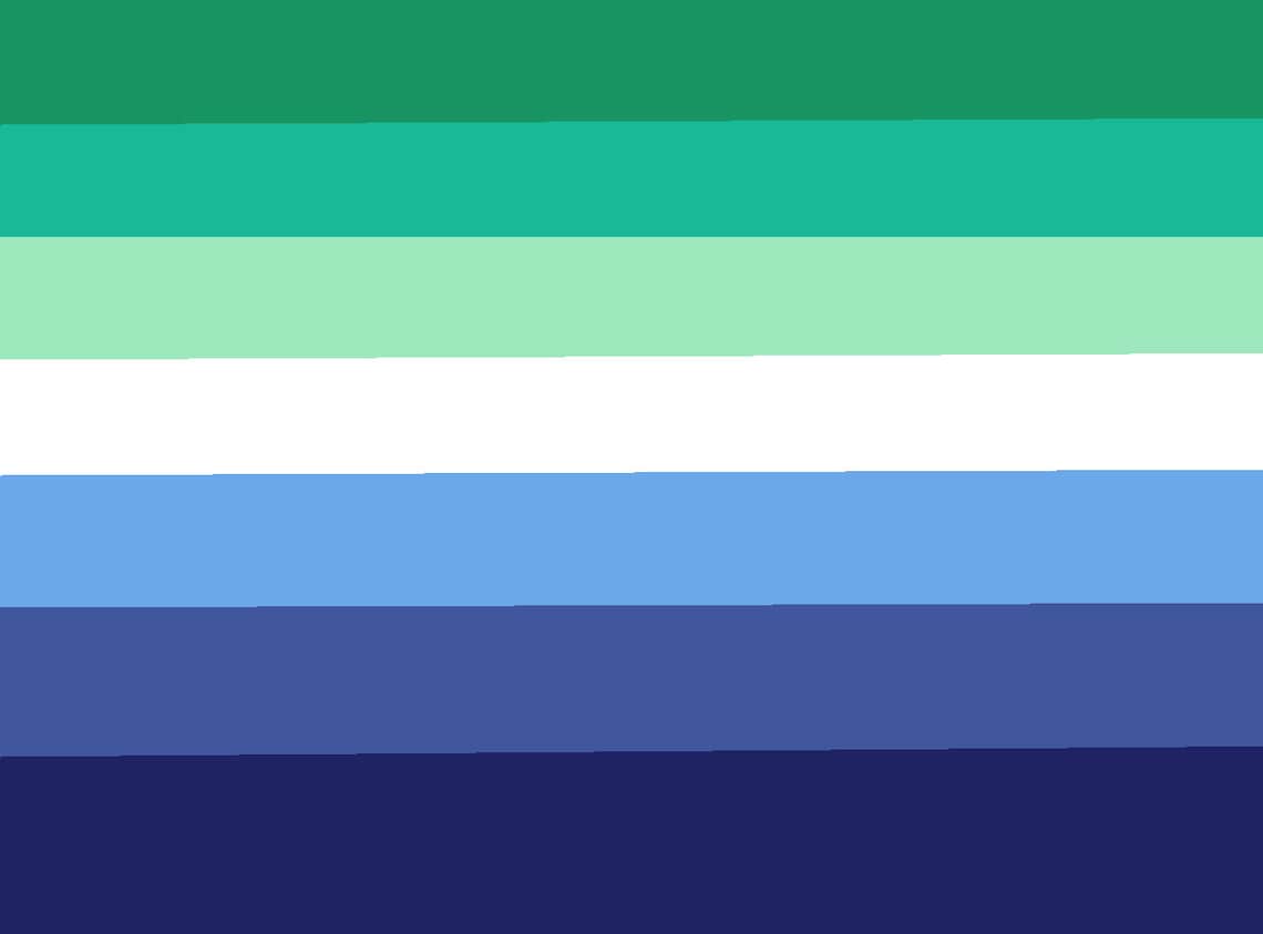 DIGITAL Gay Male Pride Flag - Etsy