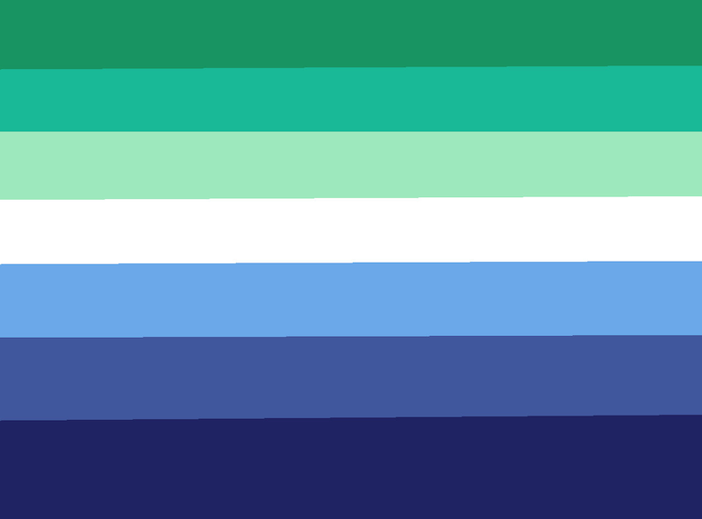 DIGITAL Gay Male Pride Flag - Etsy