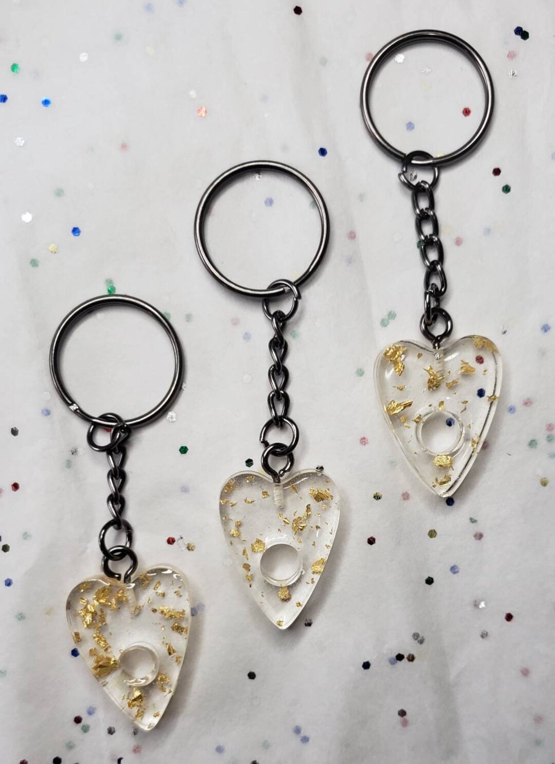 Small Planchette Resin Keychain - Etsy