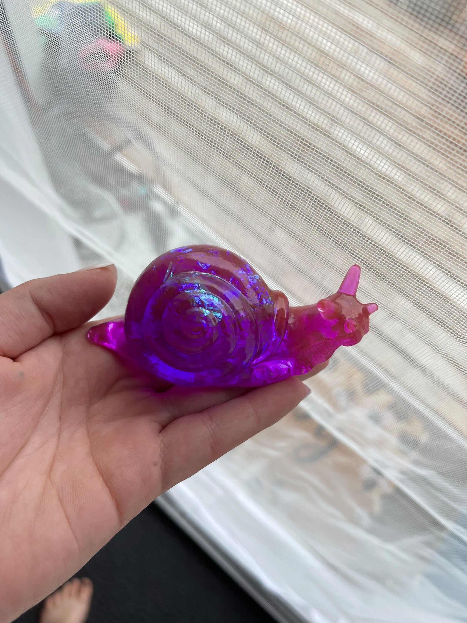 Aura Snail Gemstone Snail Paper Weight - Etsy