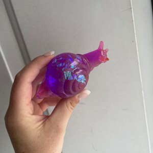 Aura Snail Gemstone Snail Paper Weight - Etsy