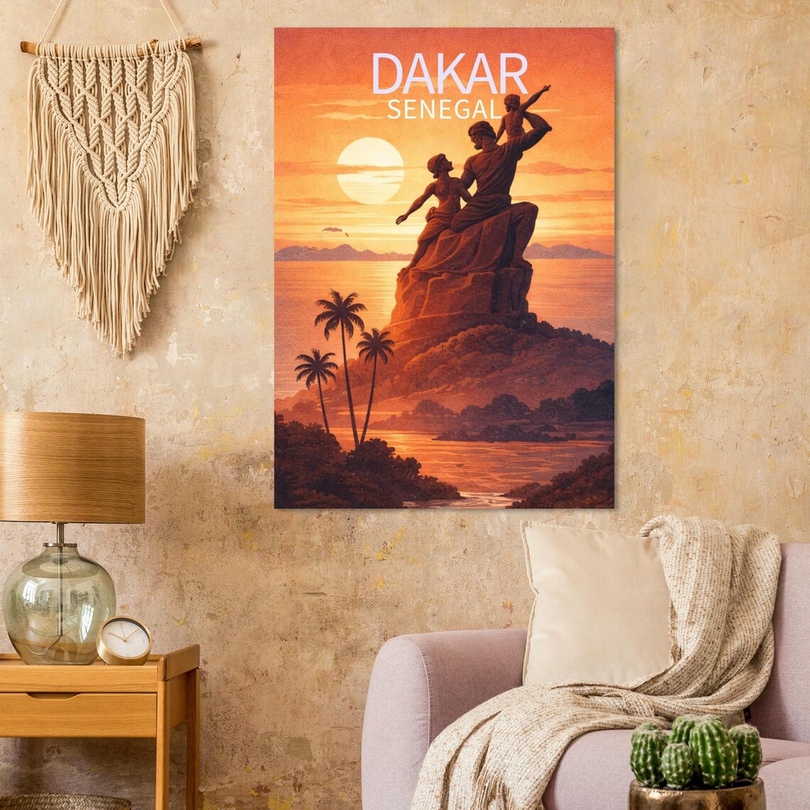 Travel Poster – Dakar, Senegal - Etsy
