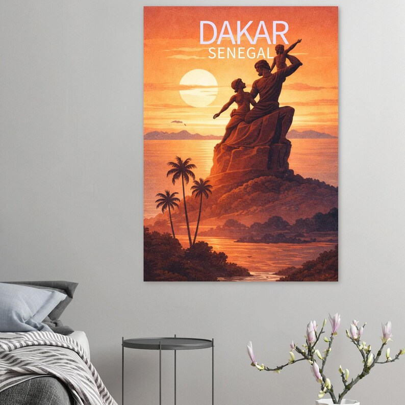 Travel Poster – Dakar, Senegal - Etsy