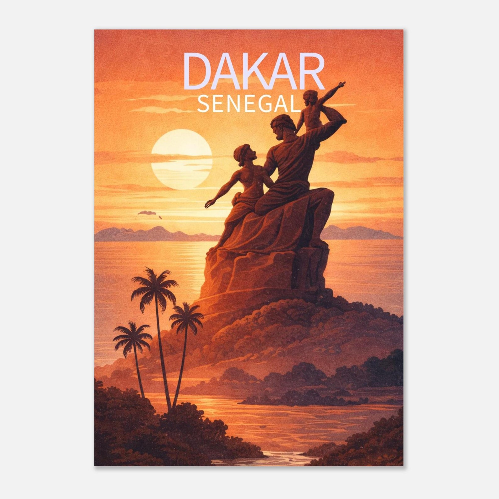 Travel Poster – Dakar, Senegal - Etsy