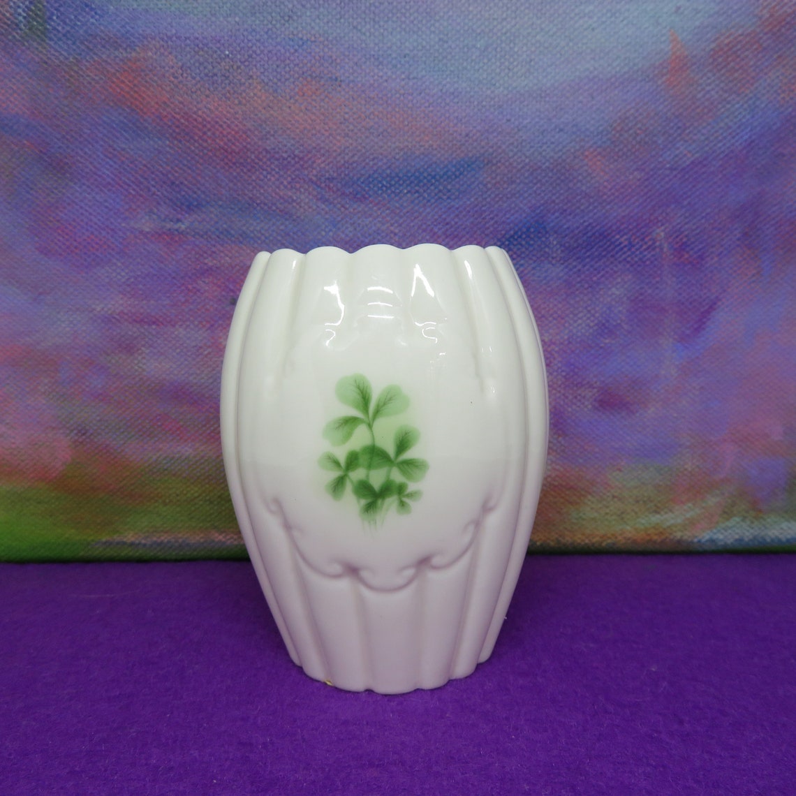 Irish Donegal Parian China Crolly Shamrock Vase Irish China - Etsy UK