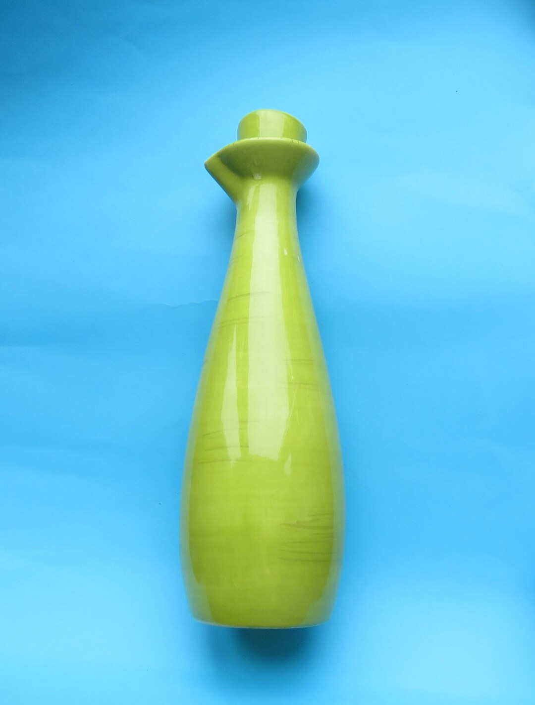 Churchill Jeff Banks Feast Design Green Oil Bottle With Stopper, Jeff ...