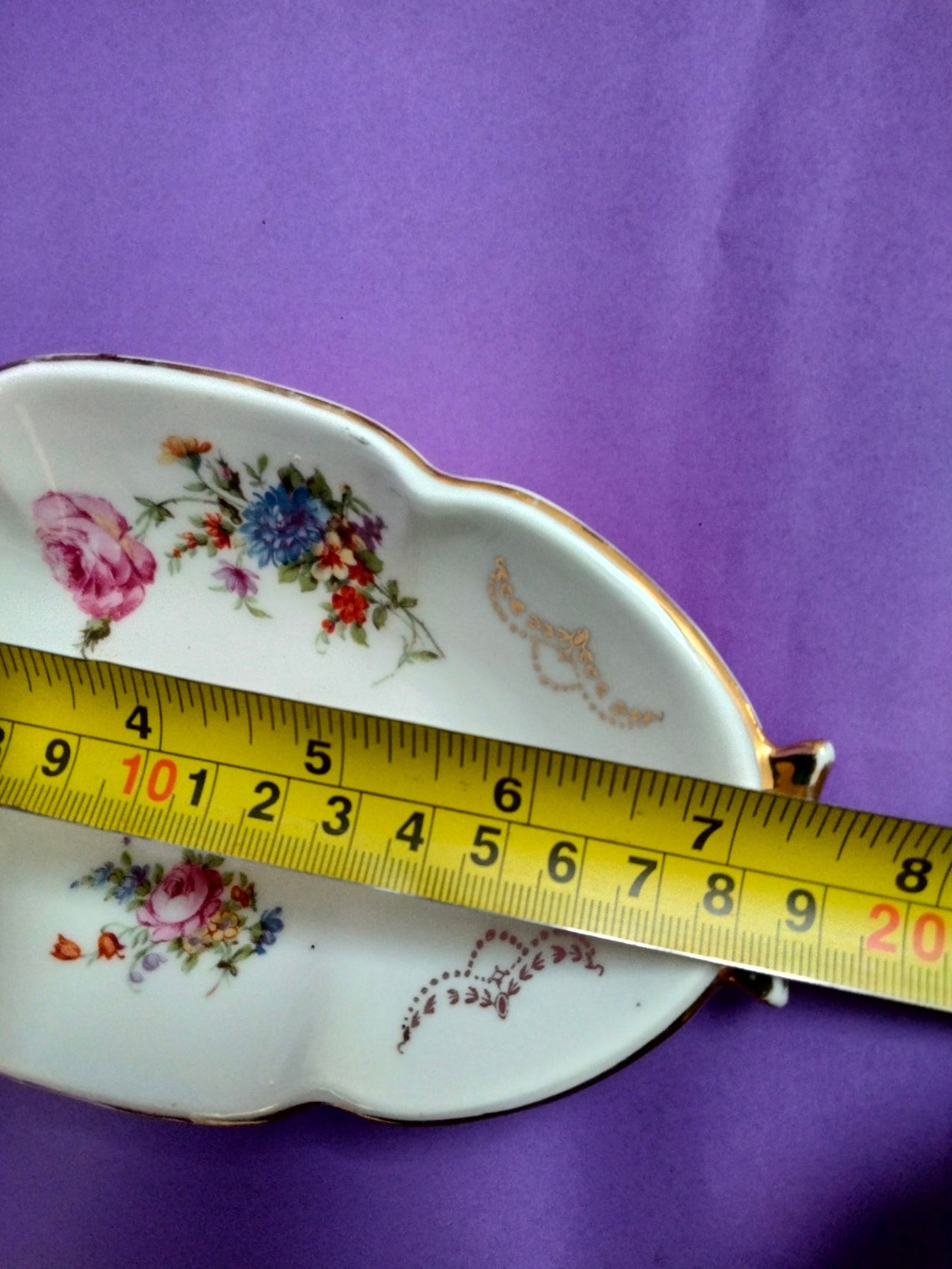 German K. Steinmann Porcelain Condiment Dish With Backstamp Dating 1929 ...