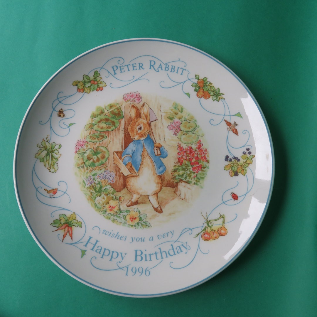 Wedgwood Beatrix Potter Peter Rabbit Porcelain 8 Plate 'peter Rabbit ...