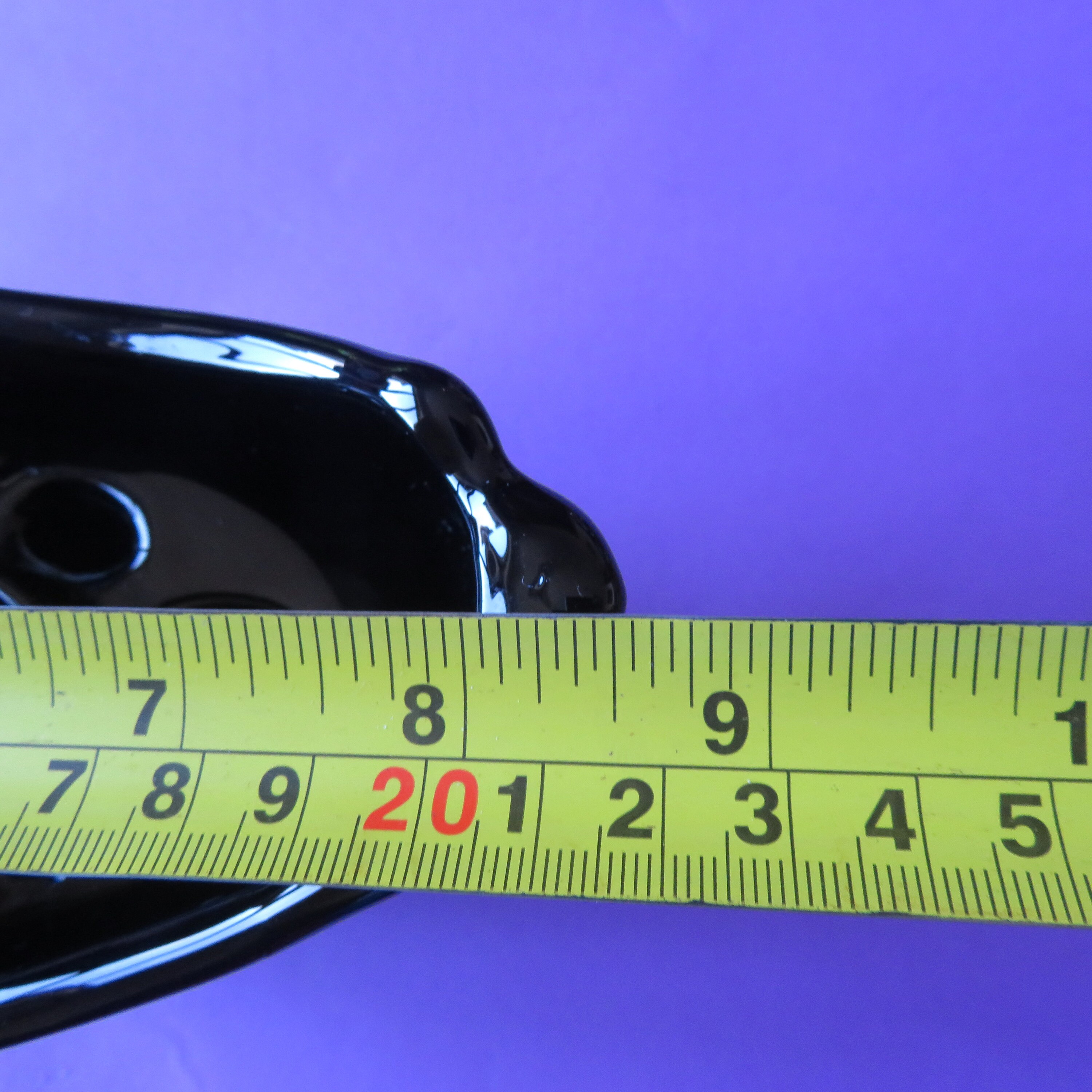 Bagley Black Glass Vase/bowl in the Bristol Pattern 3145 Produced From ...