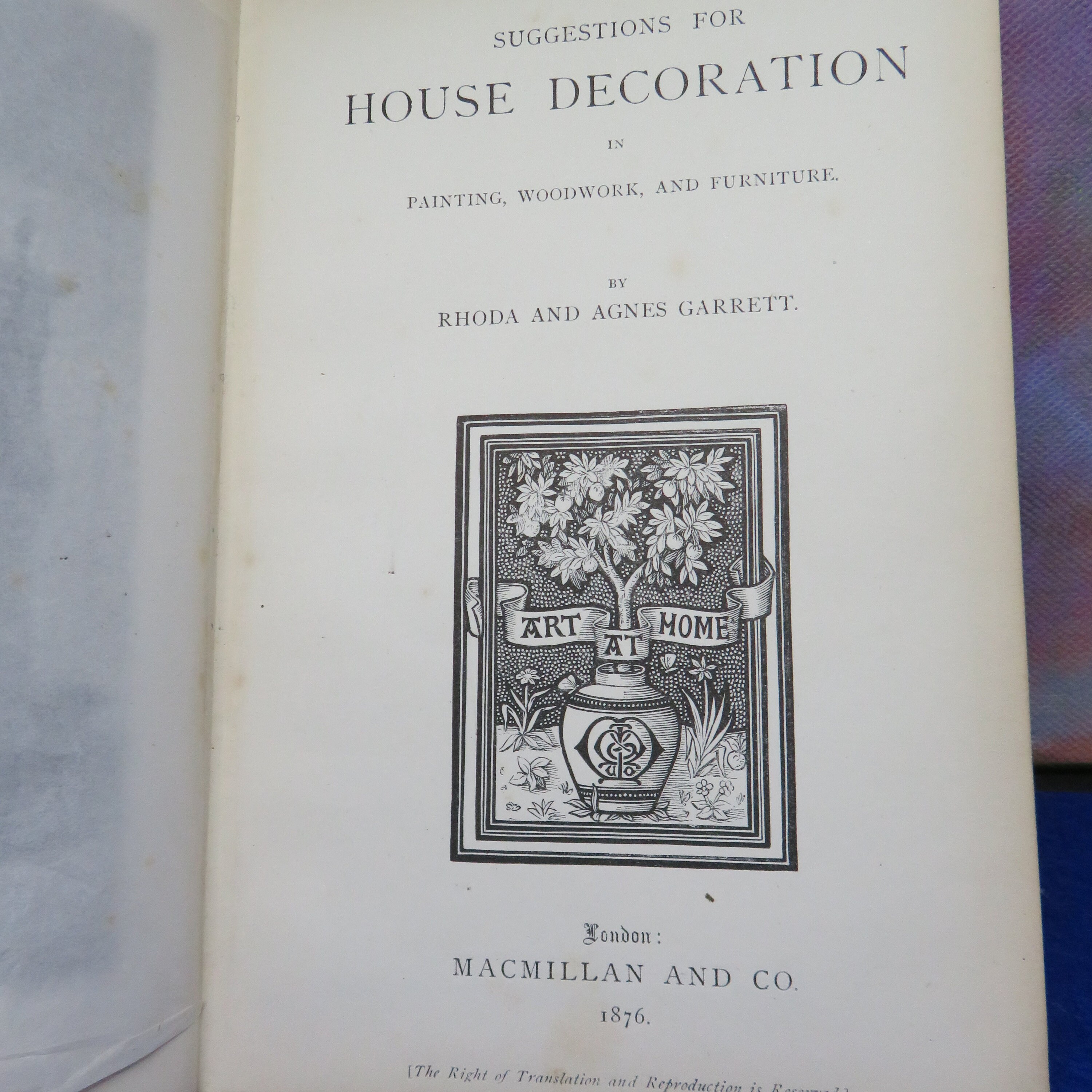 Hausdekoration von Rhoda Garrett 1841-82 und Agnes Garrett | Etsy