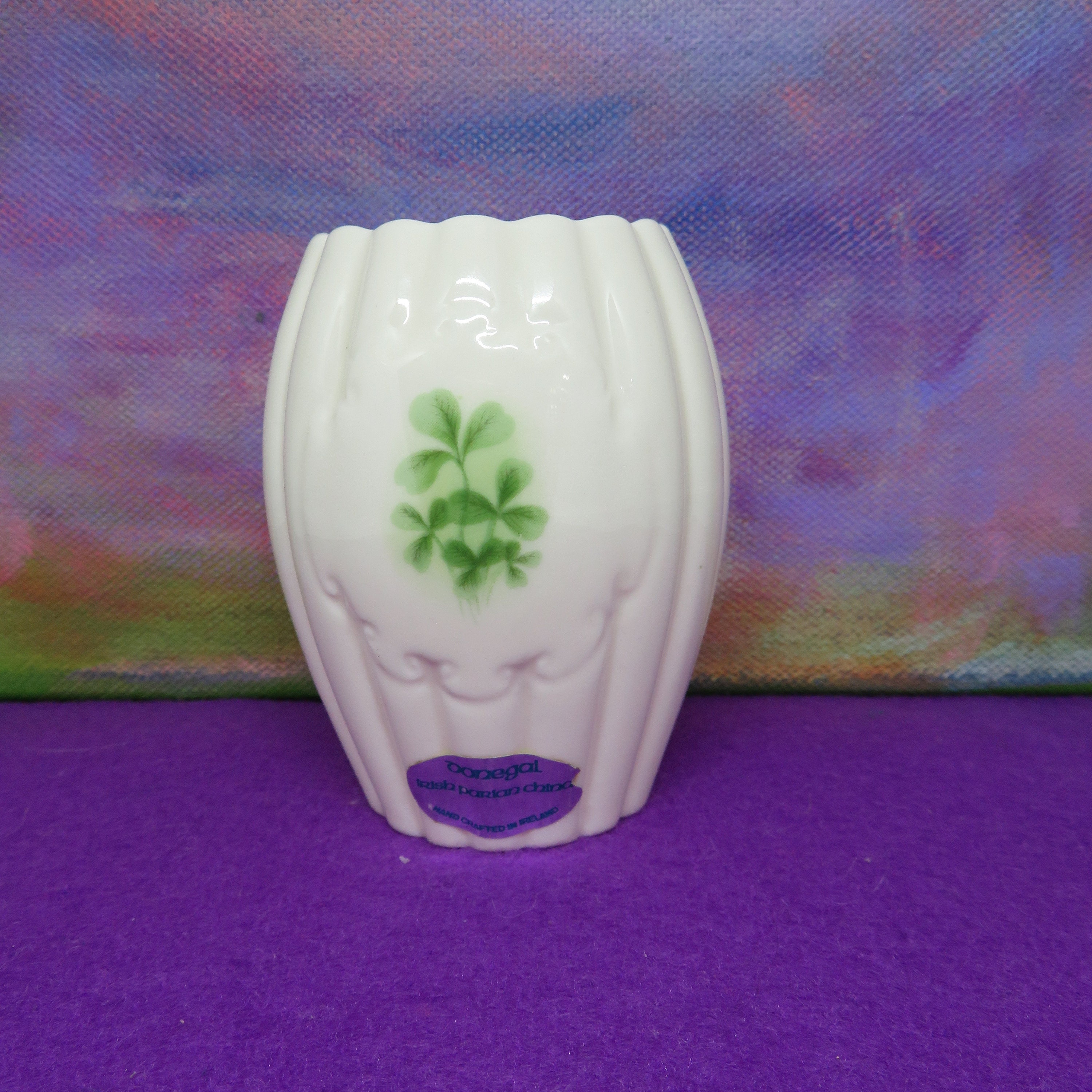 Irish Donegal Parian China Crolly Shamrock Vase Irish China - Etsy UK