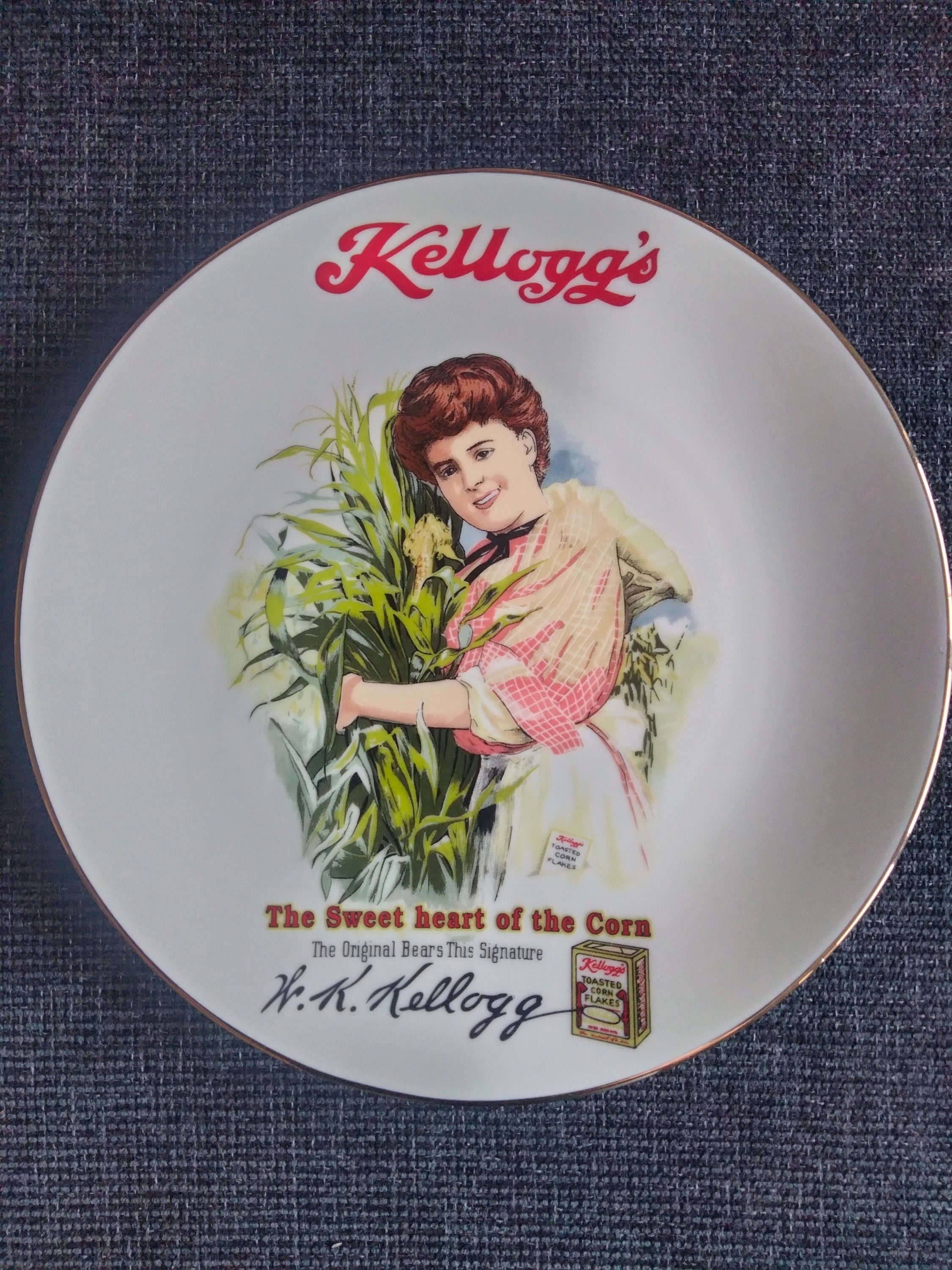 Kellogg's the Sweetheart of the Corn Porcelain Decorative Plate 1993 ...