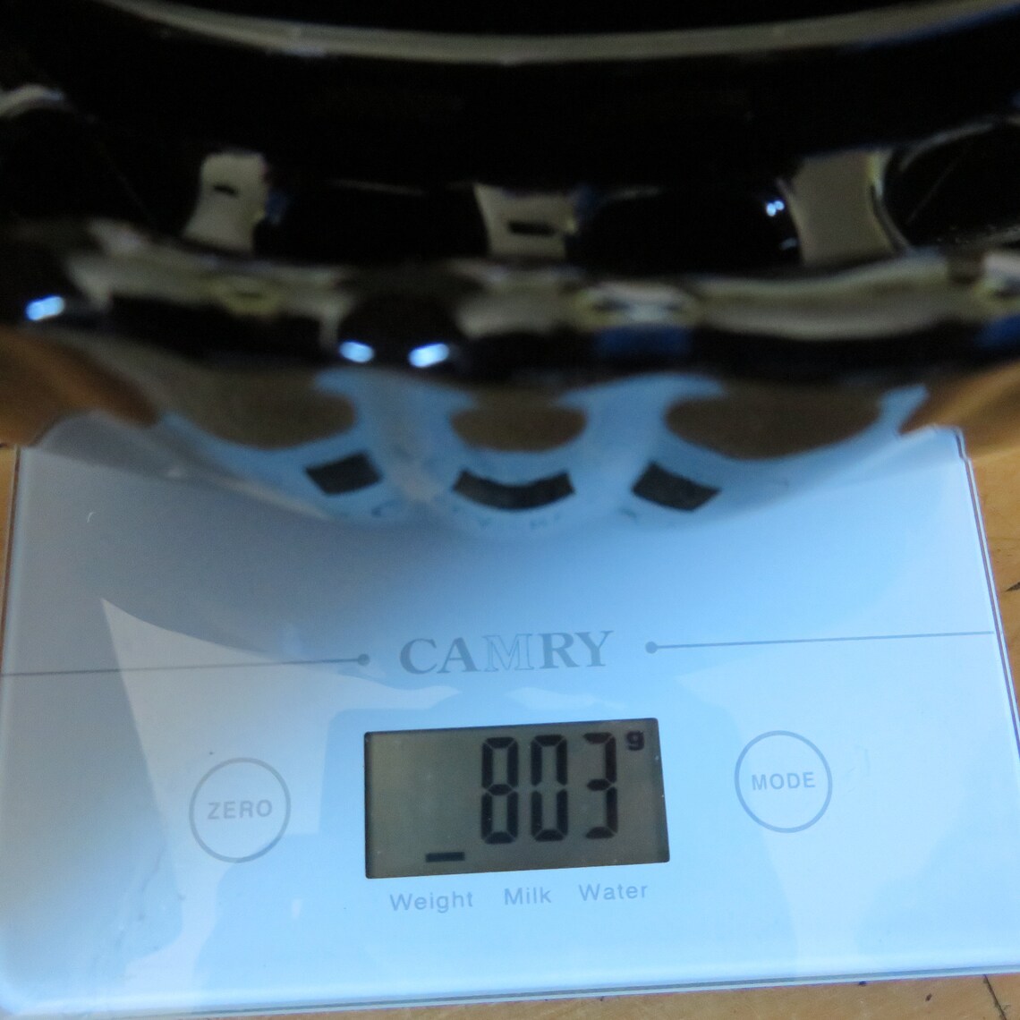 Bagley Black Glass Vase/bowl in the Bristol Pattern 3145 Produced From ...