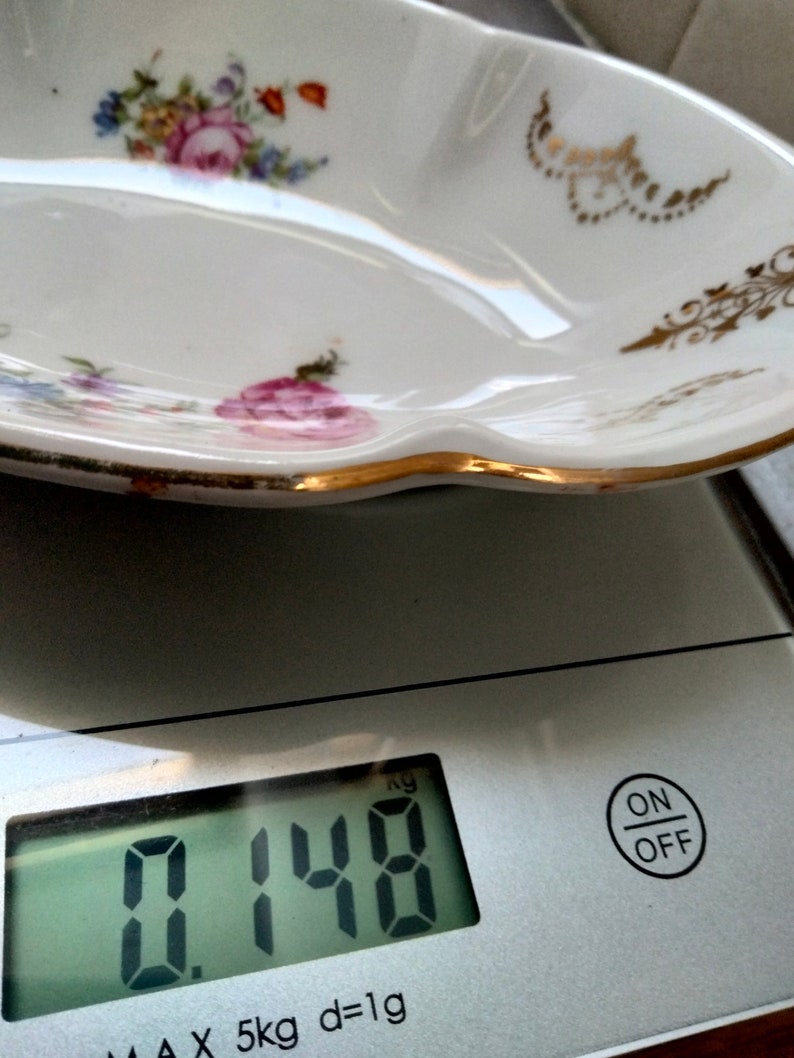 German K. Steinmann Porcelain Condiment Dish With Backstamp Dating 1929 ...