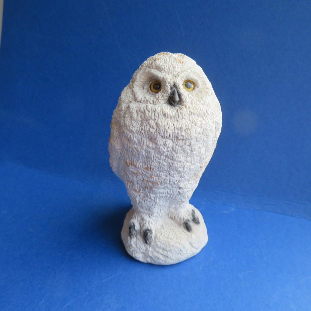 Vintage Stone Critters Owl Figurine Made in 1992, Collectable Owl ...