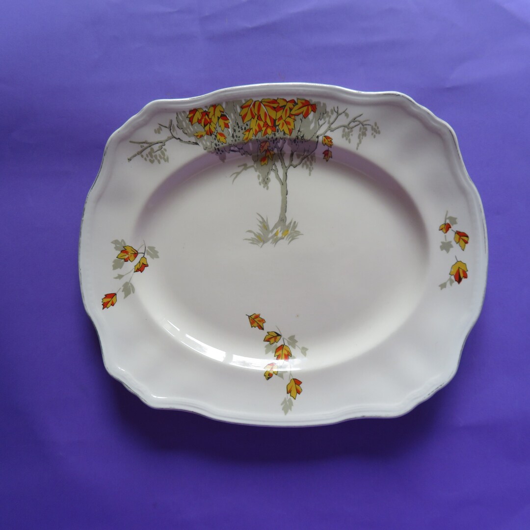 Alfred Meakin 'coralie' Pattern 9 Dinner Plate, Art Deco Alfred Meakin ...