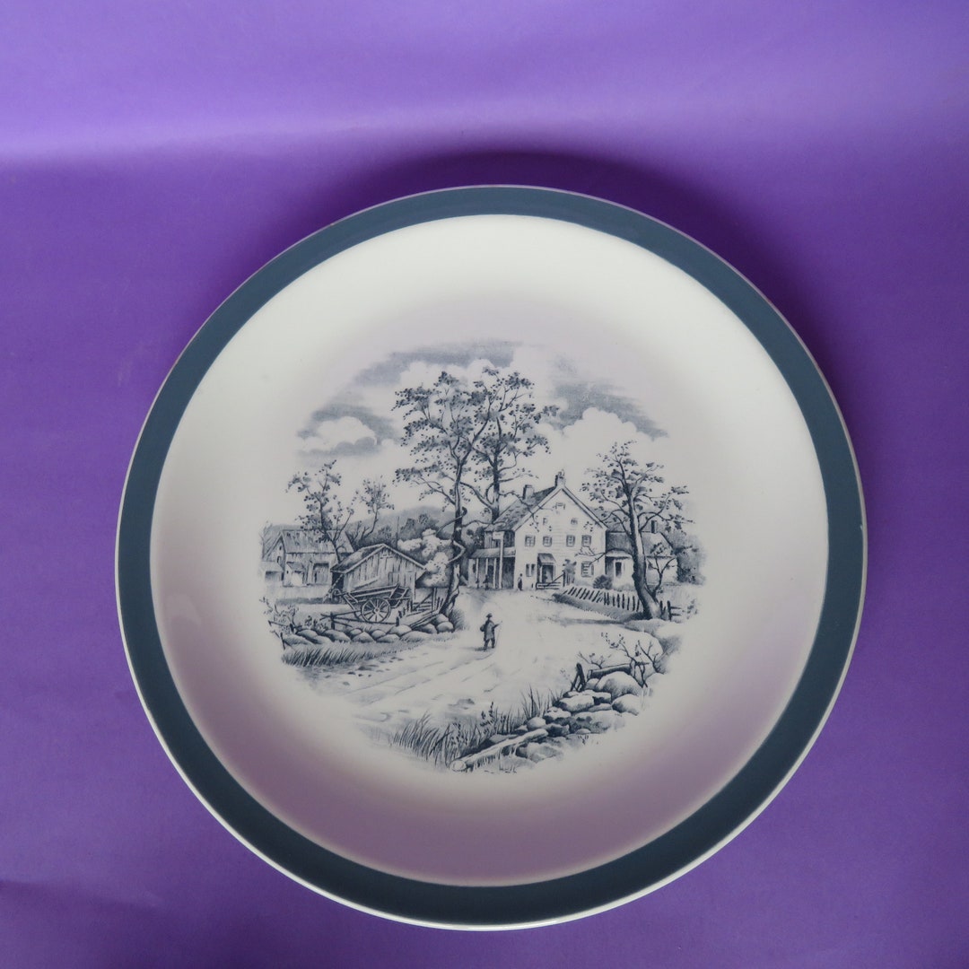 Alfred Meakin 'home in the Country' Pattern 10" Dinner Plate, Meakin ...