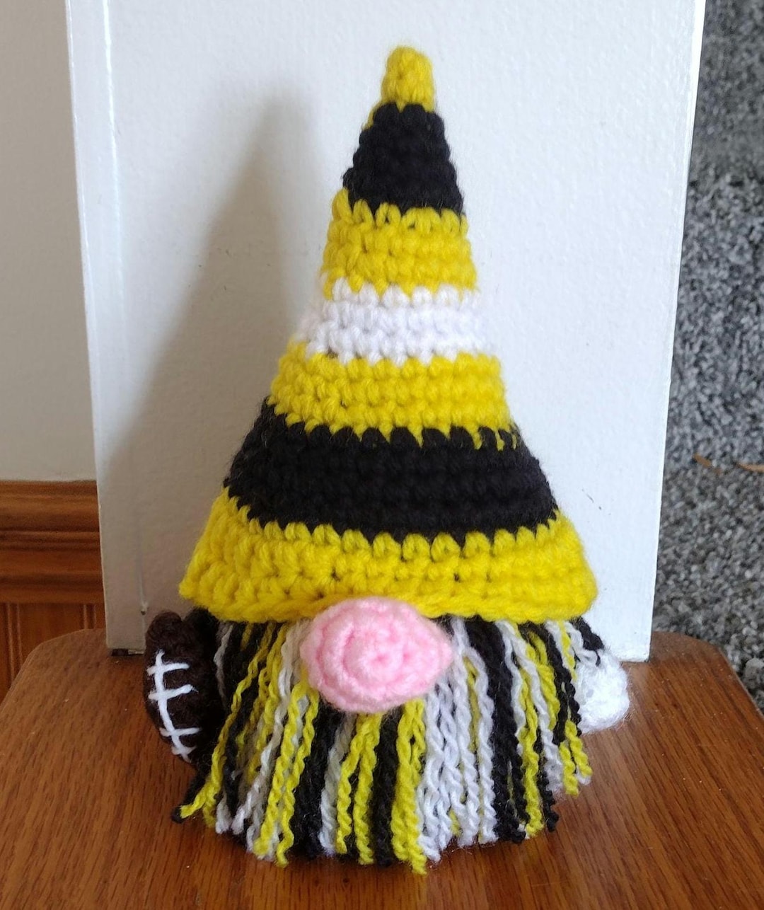 Pittsburgh Steelers Inspired Crochet Gnome - Etsy
