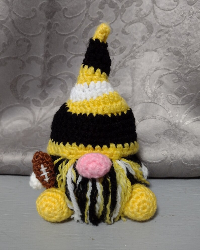 Pittsburgh Steelers Crochet Gnome - Etsy