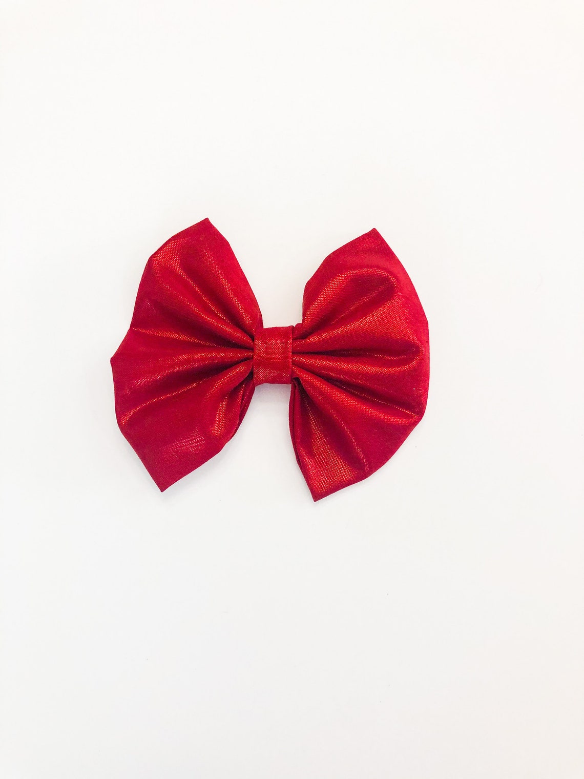 Metalic Red Bow | Metallic Bow | Red Bow | Valentine's Day Bow ...