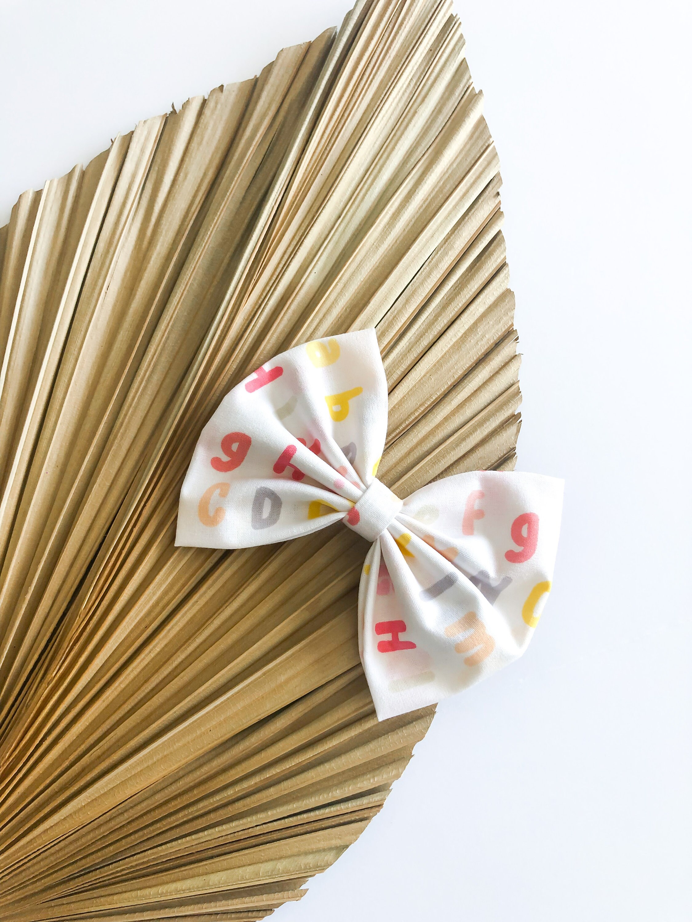 Lazo pastel / Alfabeto / Letras rosas / Clip para el cabello para niños ...