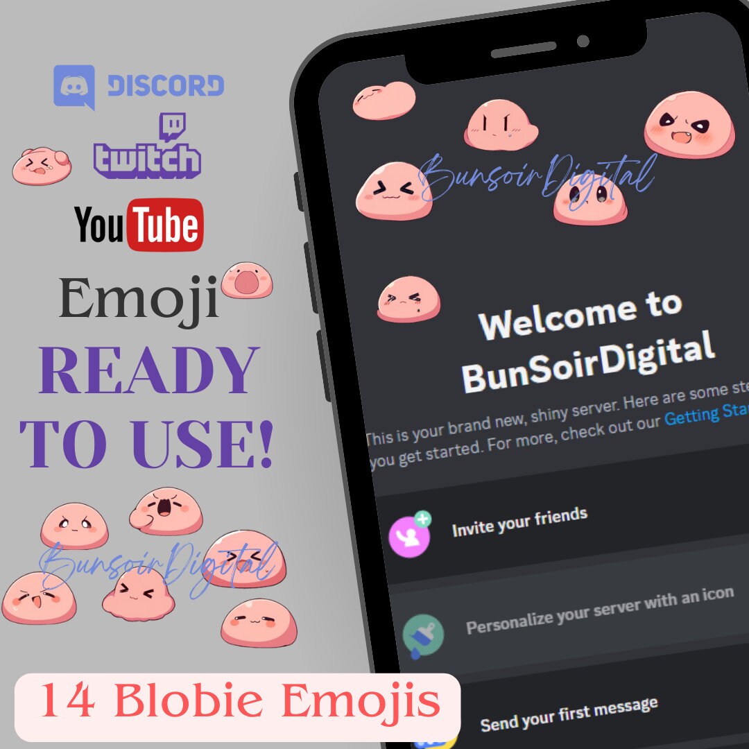 Twitch Emotes / Emote Pack / Streamer / Discord / Youtube / Poring ...