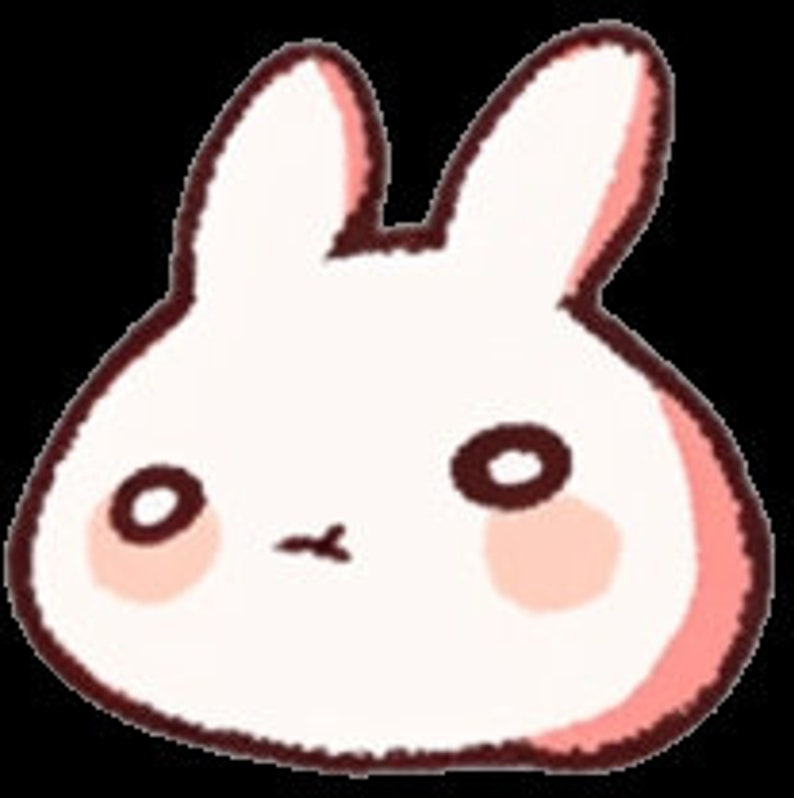 Twitch Emotes Emote Pack Streamer Discord Youtube Cute Bunny