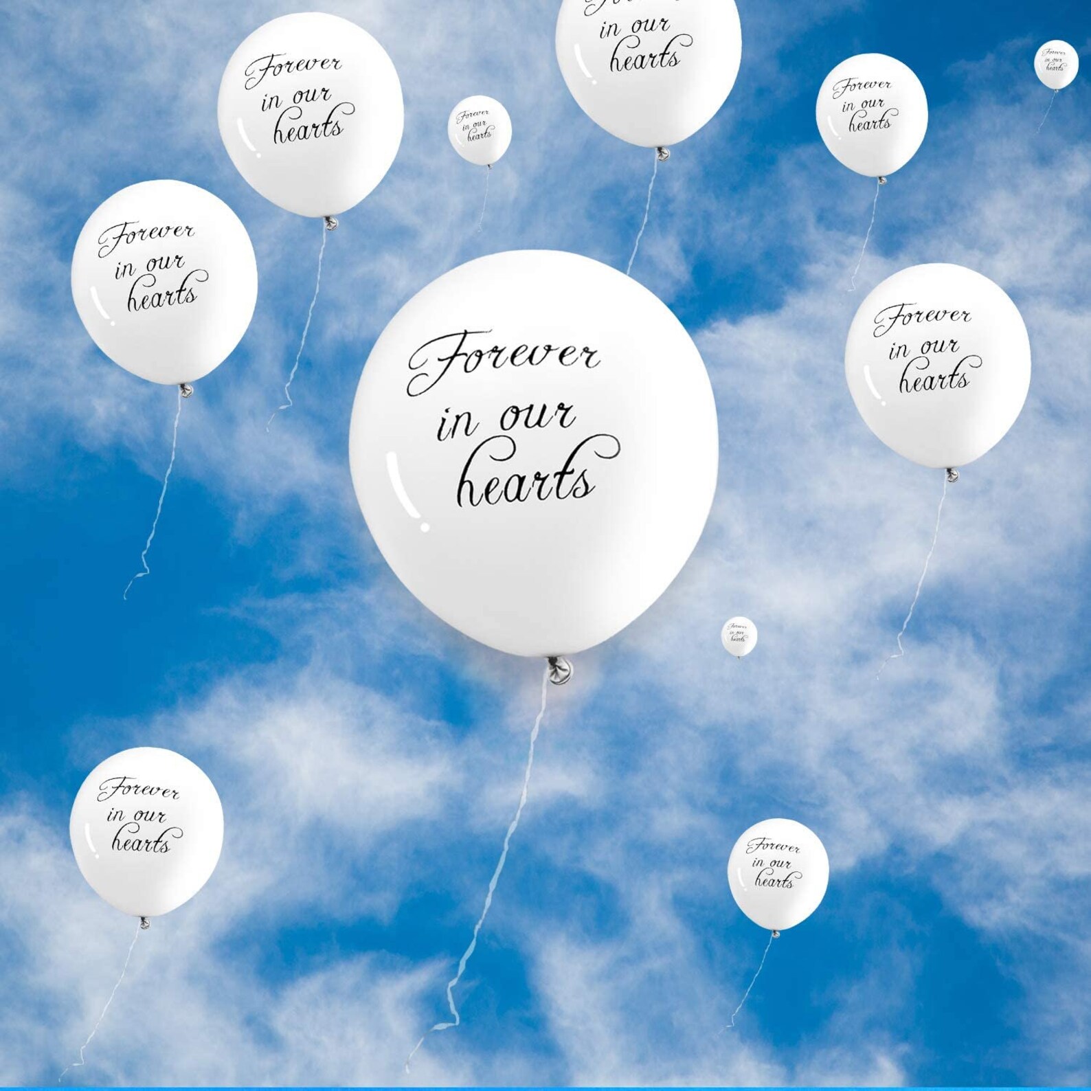 Funeral Balloons Memorial Balloons, Biodegradable Latex Balloons - Etsy