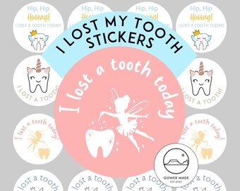 Tooth Stickers - Etsy