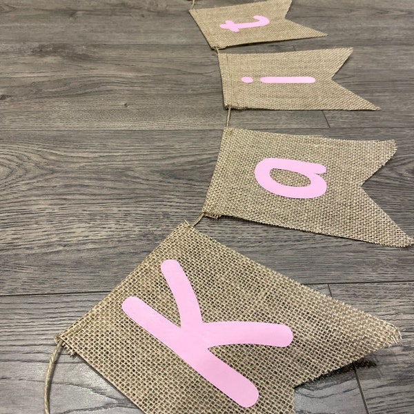 Hessian Banner - Etsy