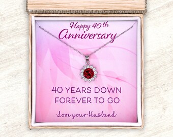 Ruby 40th Wedding - Etsy