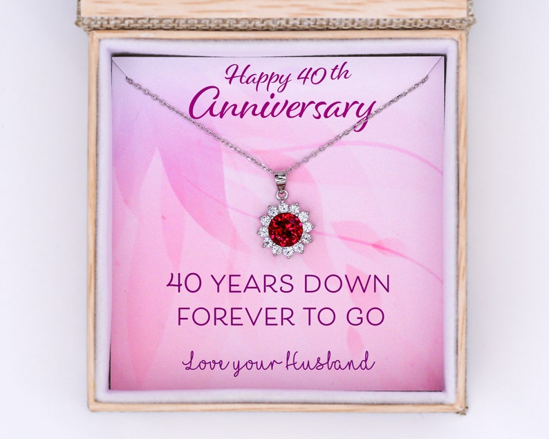 40th Anniversary Ruby Necklace Anniversary Gift For Wife Etsy 40th-anniversary-ruby-necklace-anniversary-gift-for-wife-etsy
