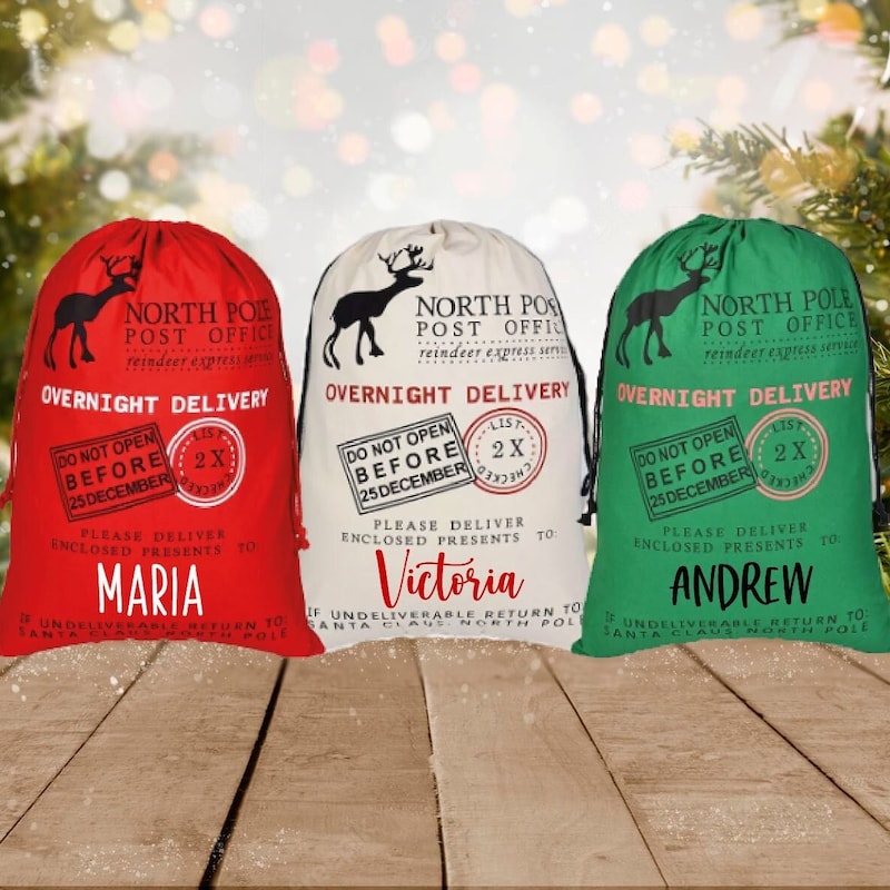 Personalized Santa Sack - Etsy