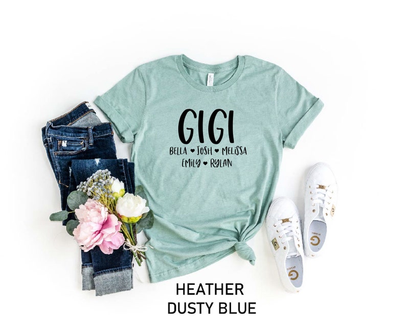 GIGI Shirt Personalized Gigi T-shirtgrandma-life Shirt Gigi - Etsy