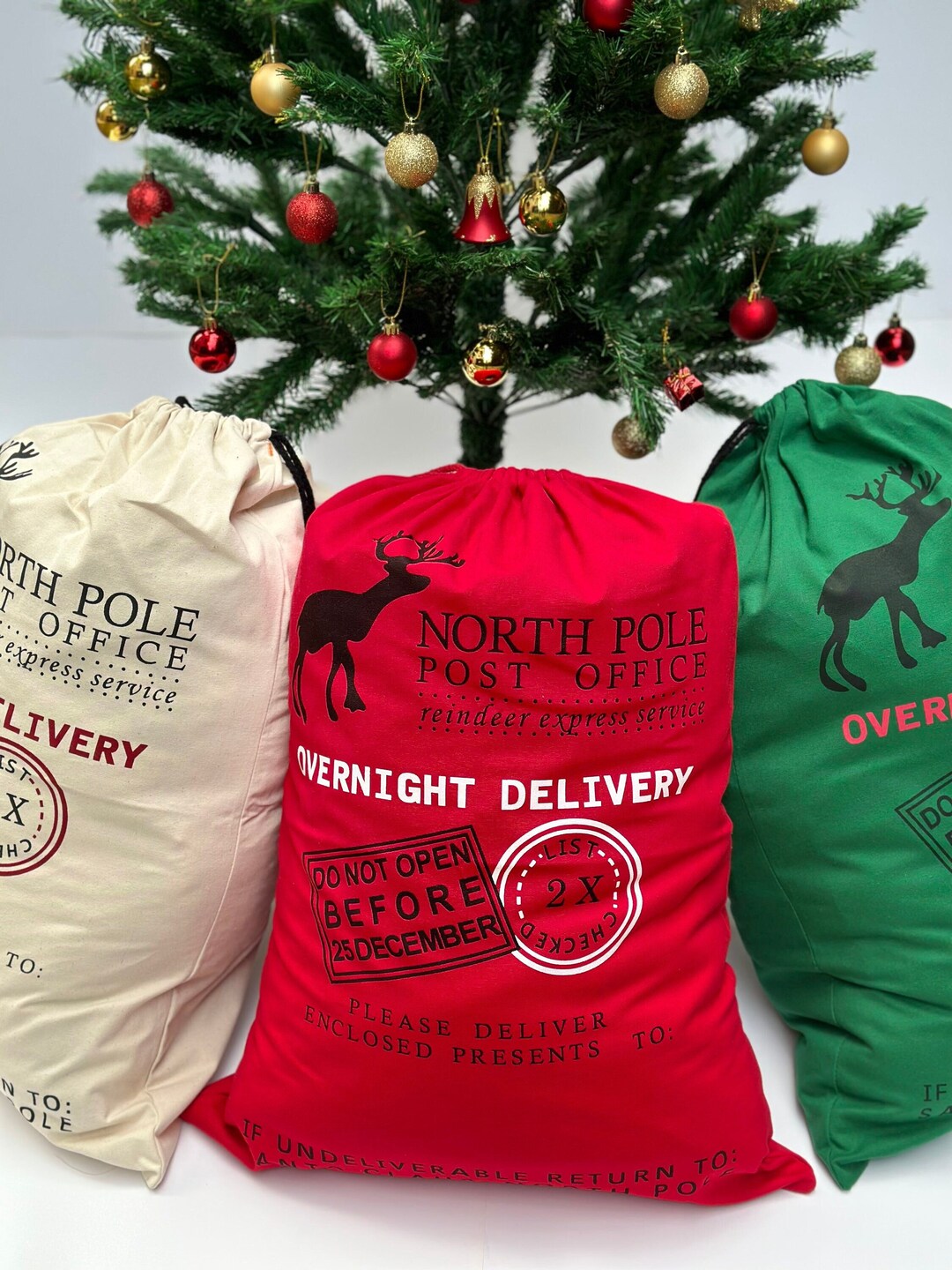 Santa Bag, Santa Sack, Personalized Santa Sack, Custom Gift Bag ...