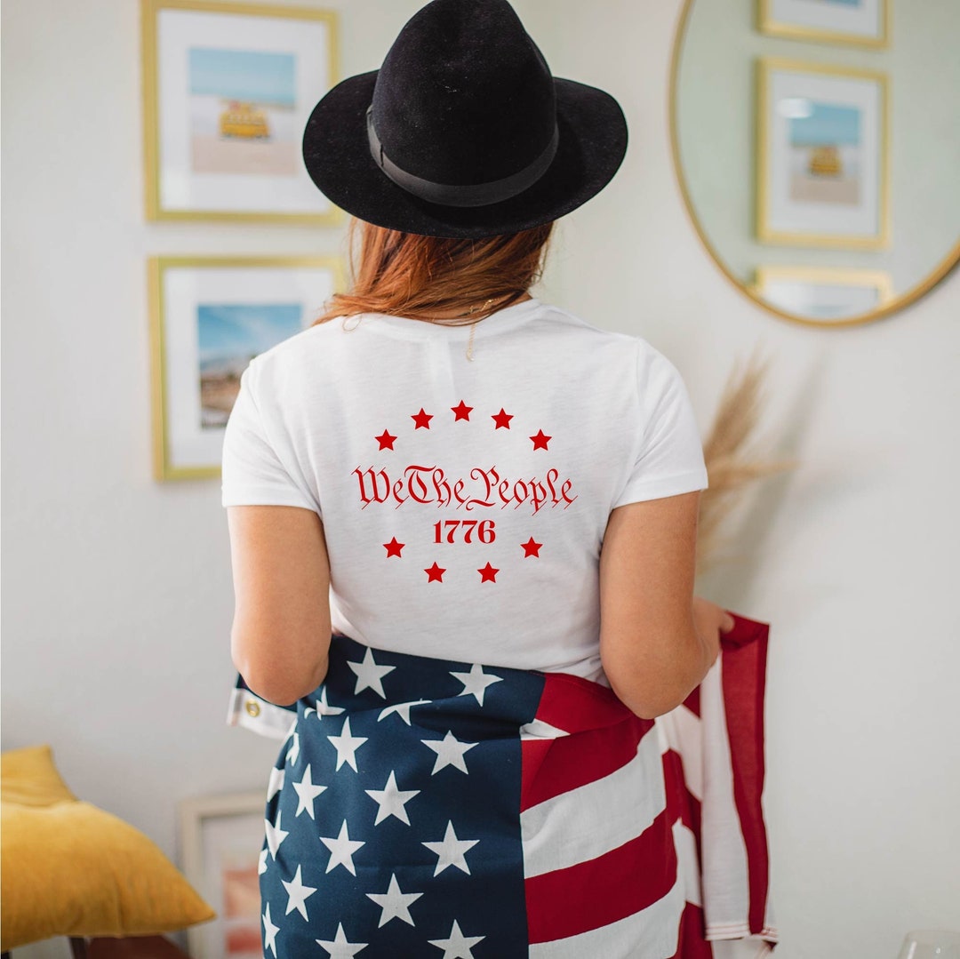 We the People Unisex Shirt, BACK Side Text, Patriotic Labor Day T-shirt ...