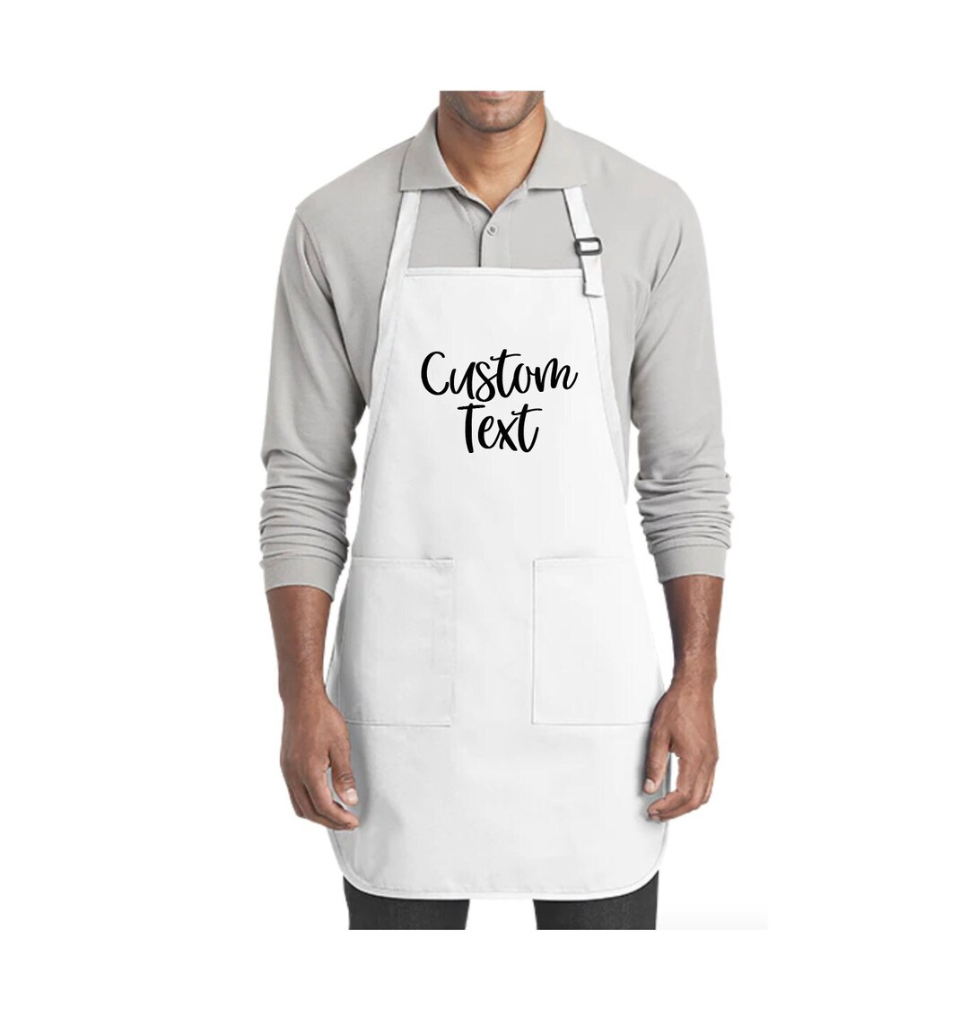 Custom Apron Personalized Apron for Men & Women Custom Logo - Etsy