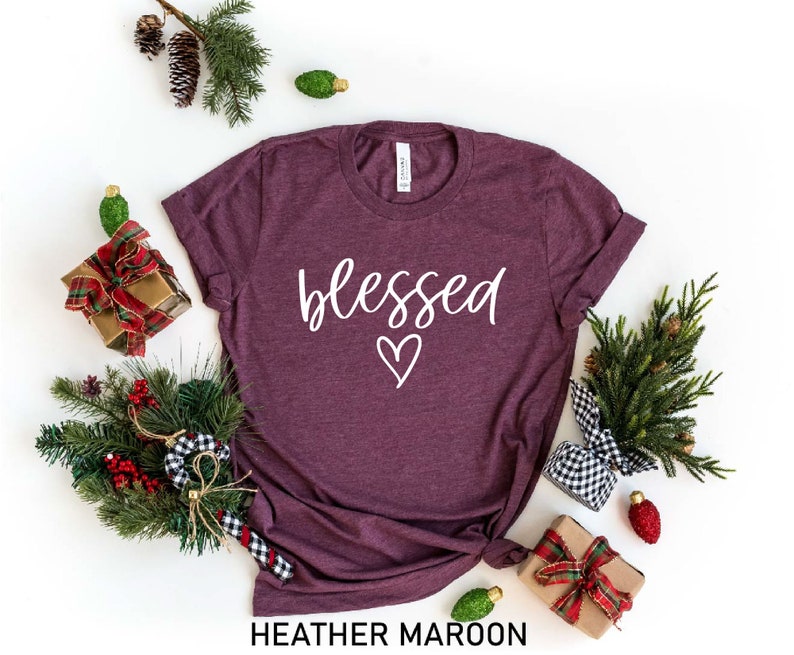 Blessed Shirt Blessed Tshirtblessed Tshirtswomens | Etsy