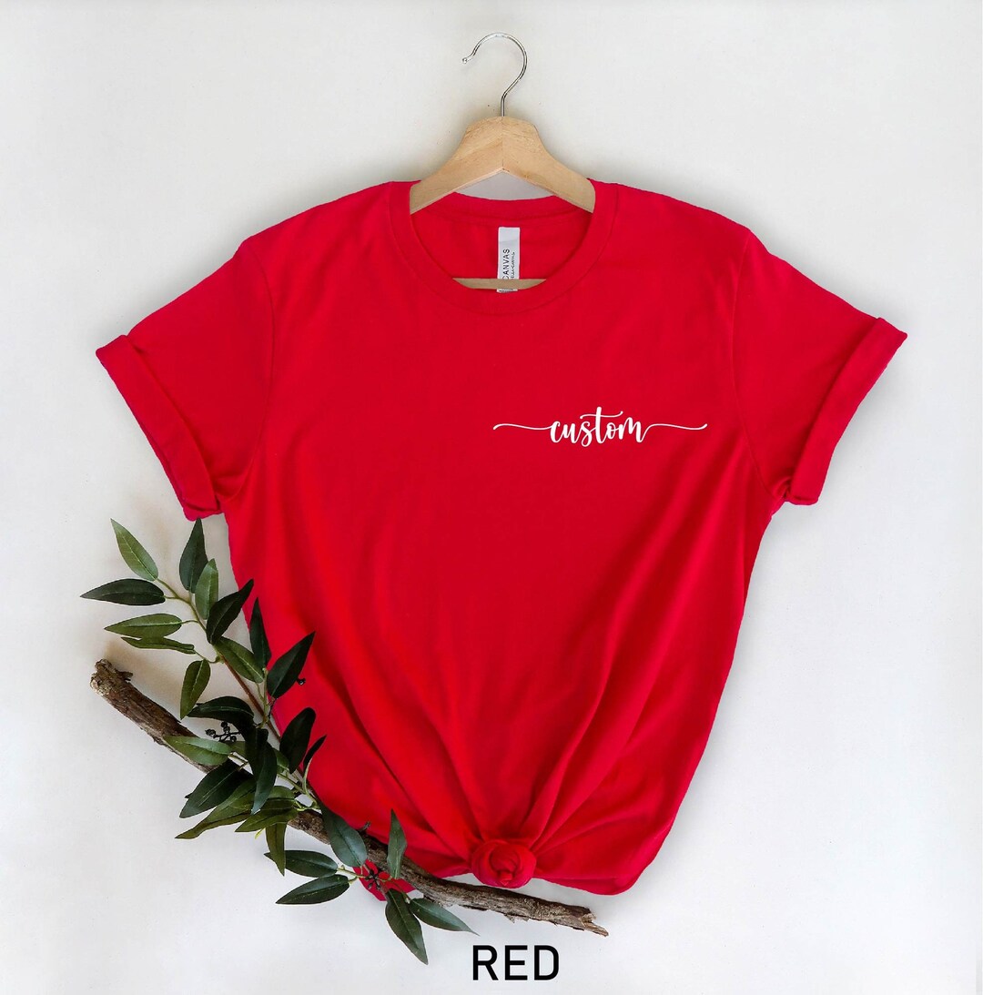 Custom Name Shirt, Personalized Shirts, Customized T-shirt, Personalize ...