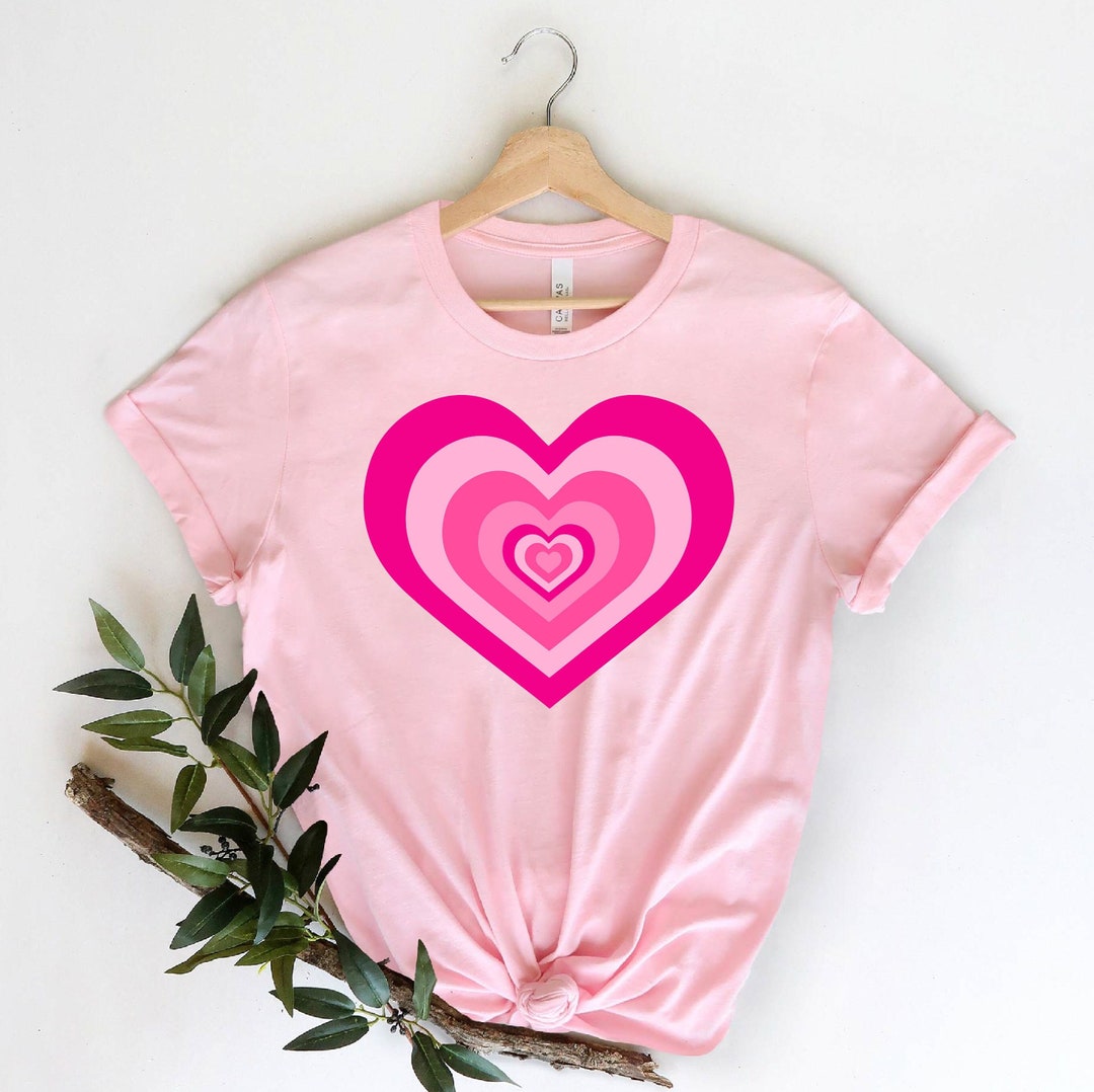 Heart Shirt, Pink Heart Shirt, Doll Shirt, Come on Let's Go Party, Doll ...