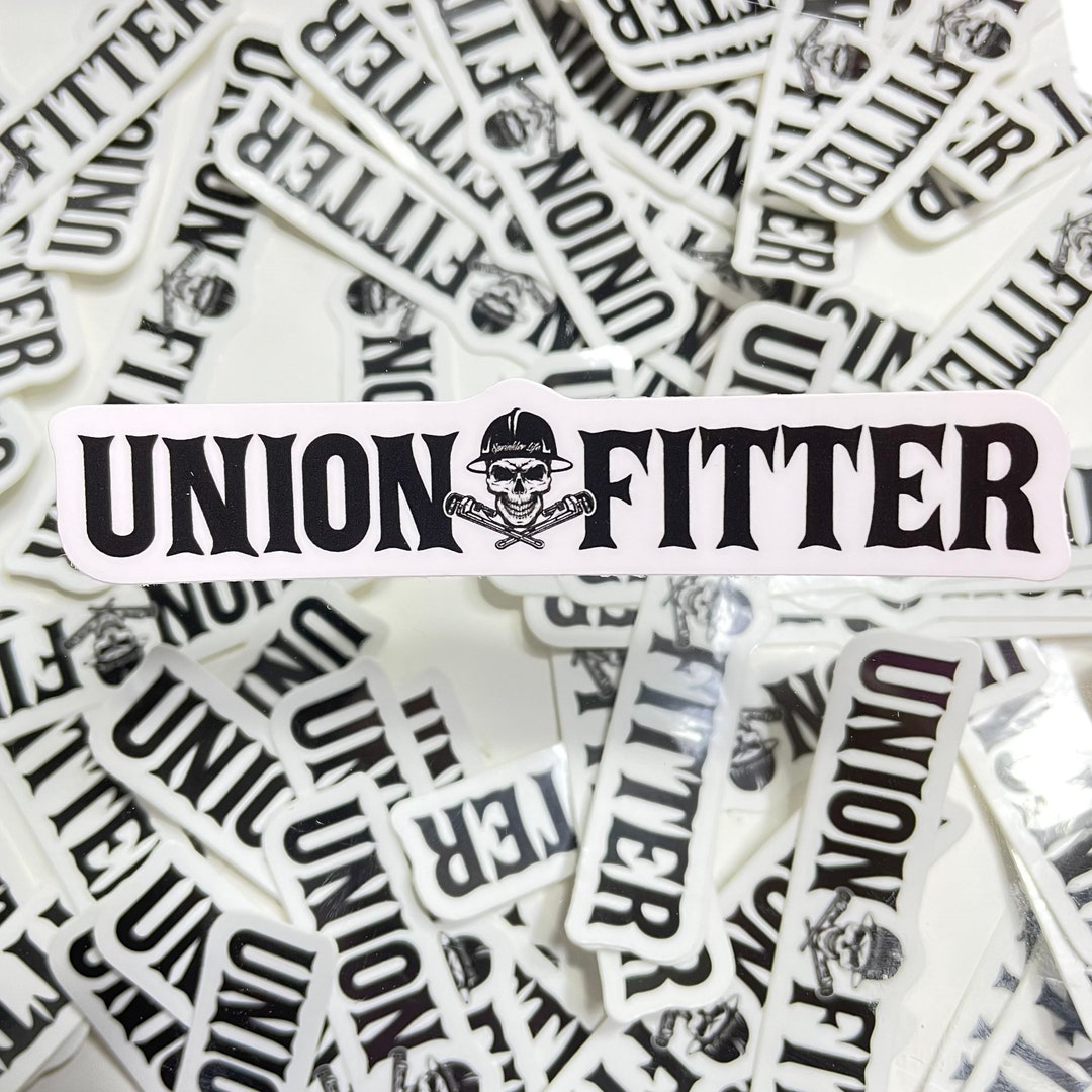 Hard Hat Sticker | Union Fitter Decal Tradesman Dad Gift - Etsy