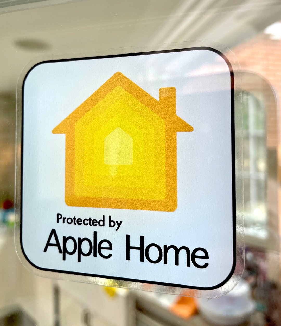 Protected by Apple Homekit INSIDE Interior Home Security Sticker - Etsy
