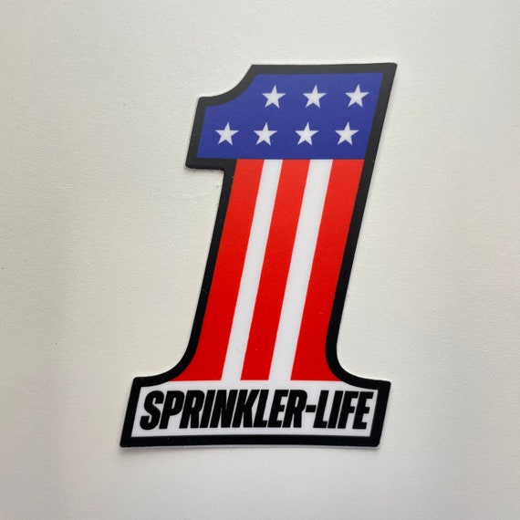 Sprinkler Fitter HD 1 Hard Hat Sticker | Etsy